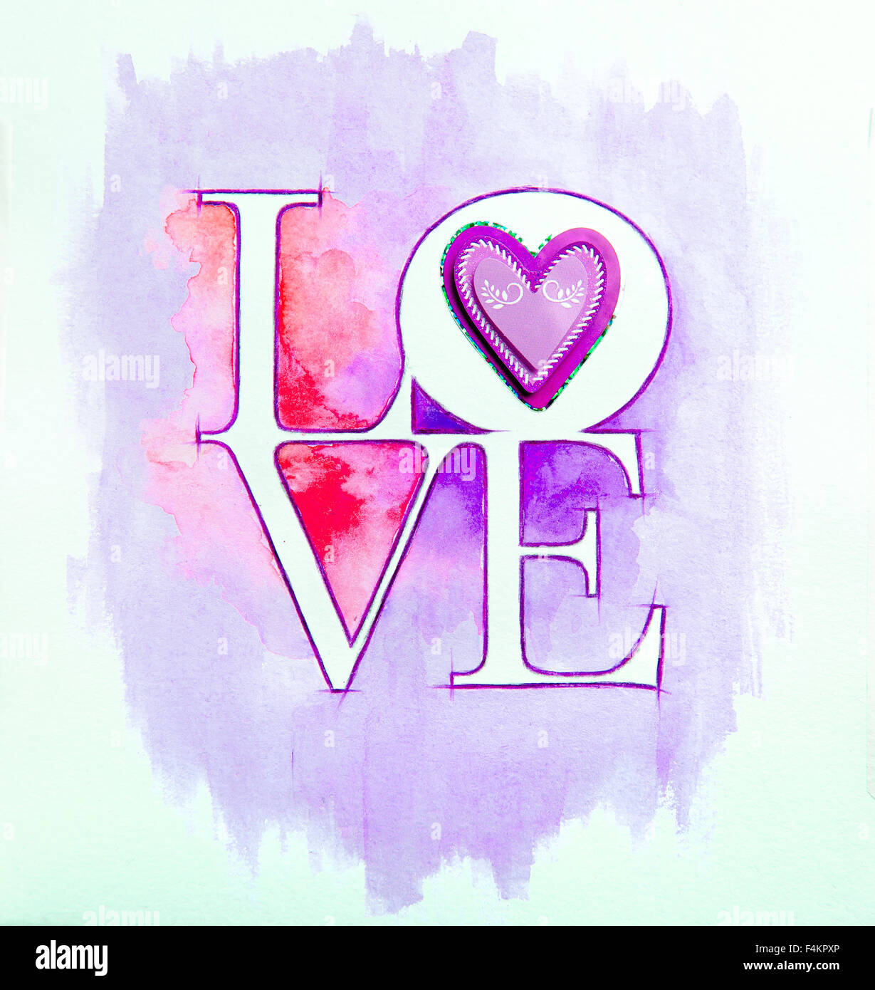 The Word Love Painting