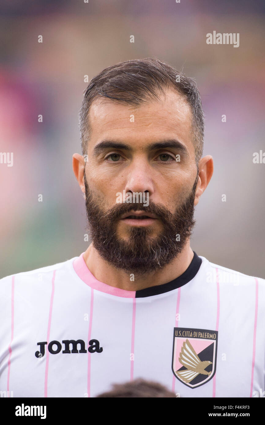 Bologna, Italy. 18th Oct, 2015. Enzo Maresca (Palermo) Football/Soccer ...