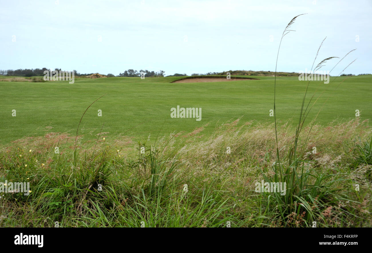 Rio de Janeiro, Brazil. 6th Oct, 2015. A view of the Olympic golf ...