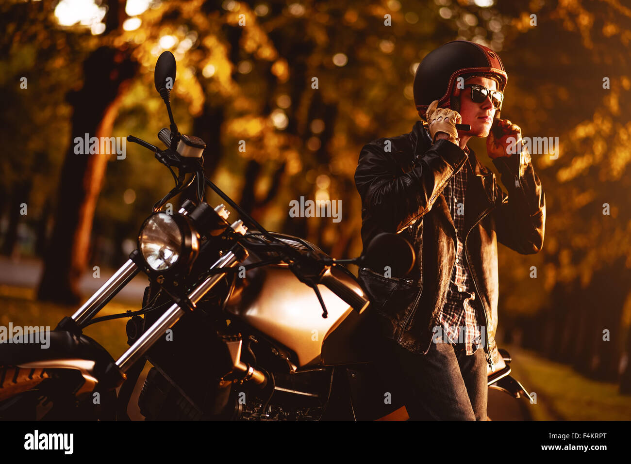 Motorcycle motorcyclist hi-res stock photography and images - Alamy