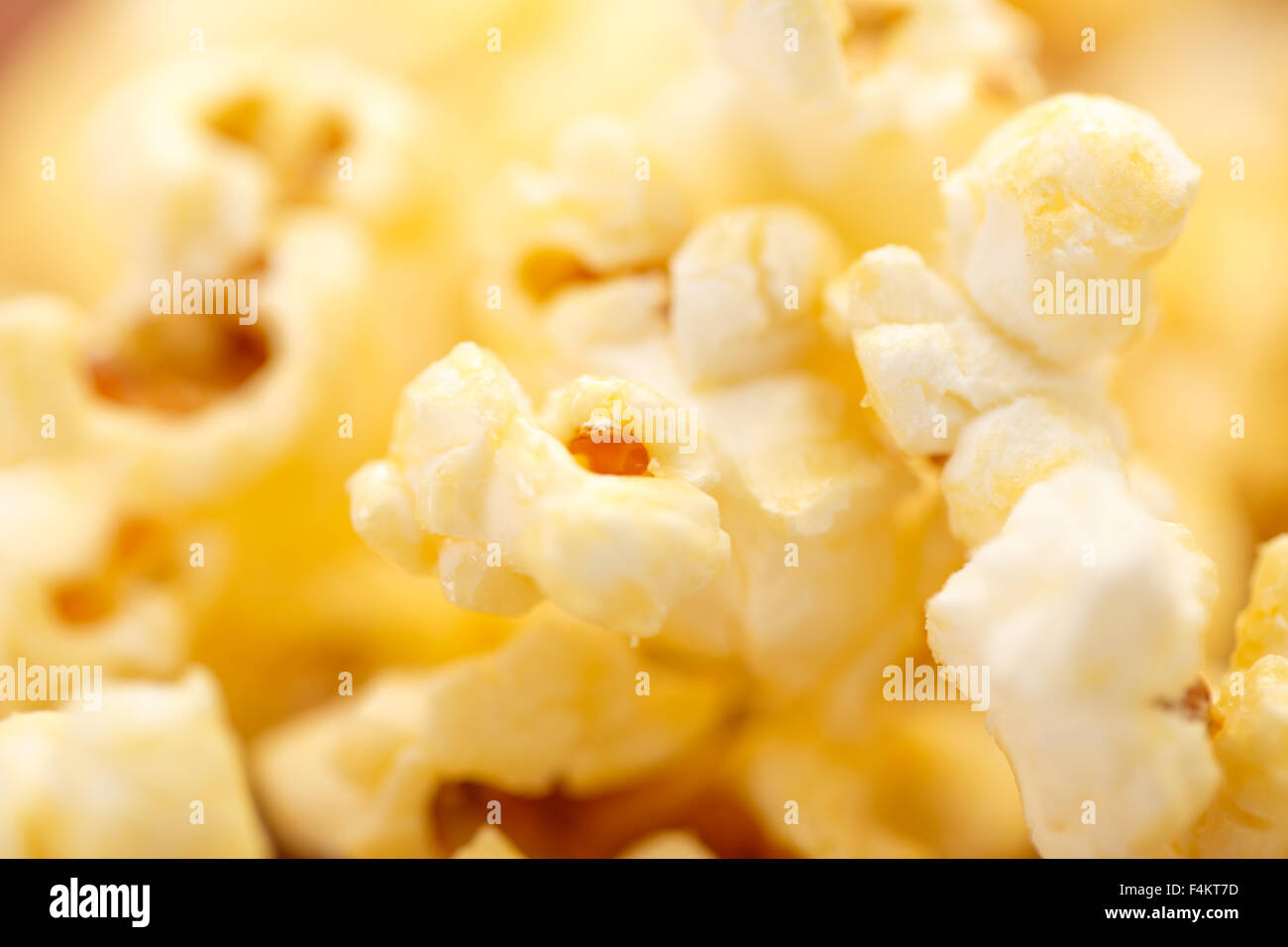 Pile of fresh tasty popcorn in closeup Stock Photo - Alamy