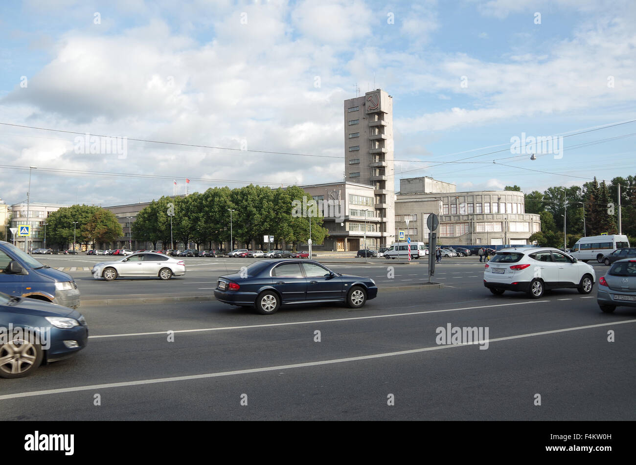 St Petersburg, Russia, Kirovsky District Soviet Stock Photo - Alamy