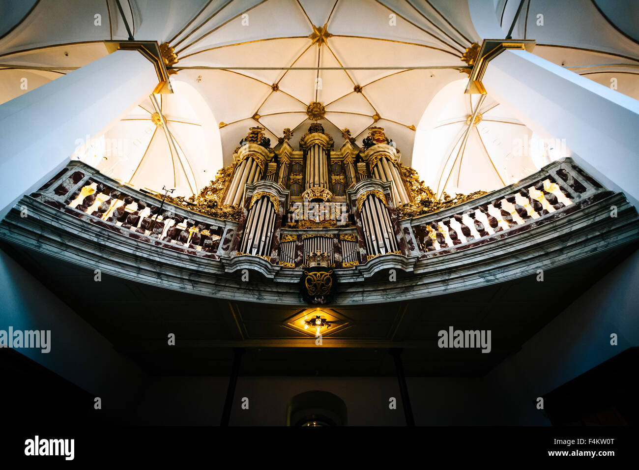 The interior of Trinitatis Church, in Copenhagen, Denmark Stock Photo ...