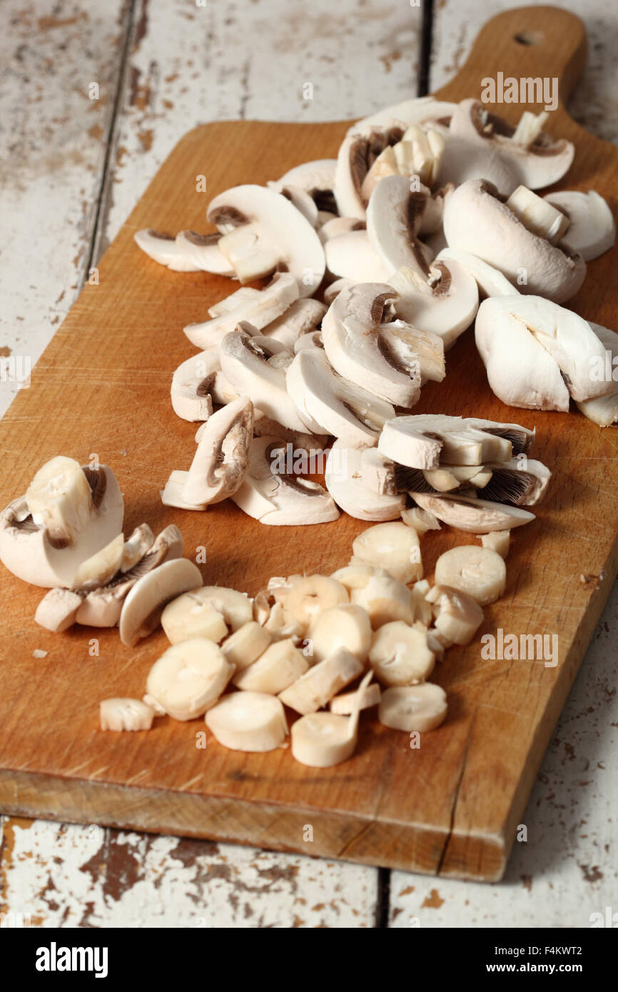 Button edible common white field mushroom hi-res stock photography and ...