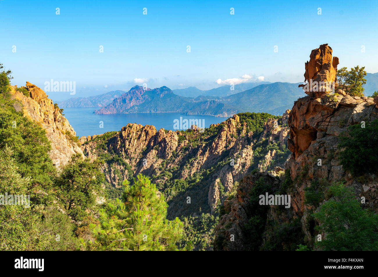 Calanques de Piana, West Corsica, France Stock Photo - Alamy