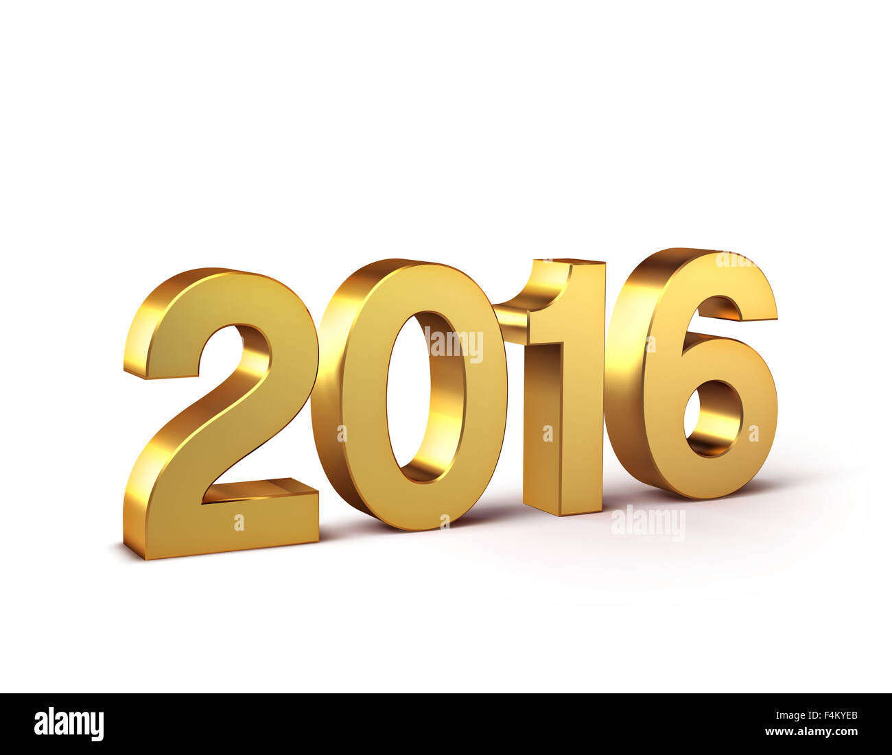 Happy new year 3d Cut Out Stock Images & Pictures - Alamy
