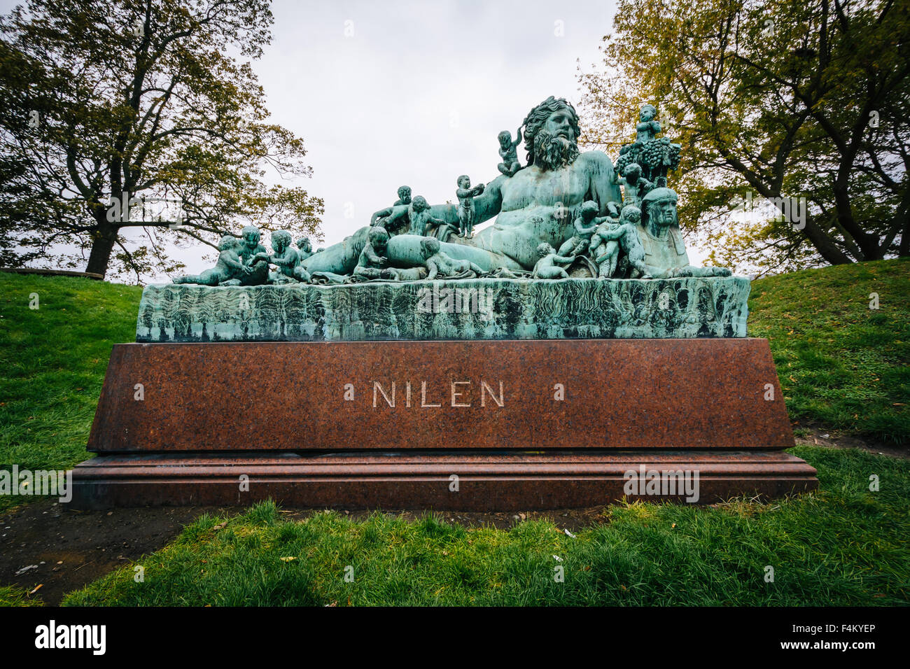 Nilen statue, in Copenhagen, Denmark Stock Photo - Alamy