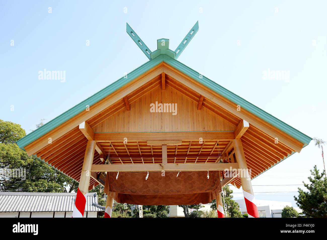 Japanese sumo wrestling house Stock Photo - Alamy