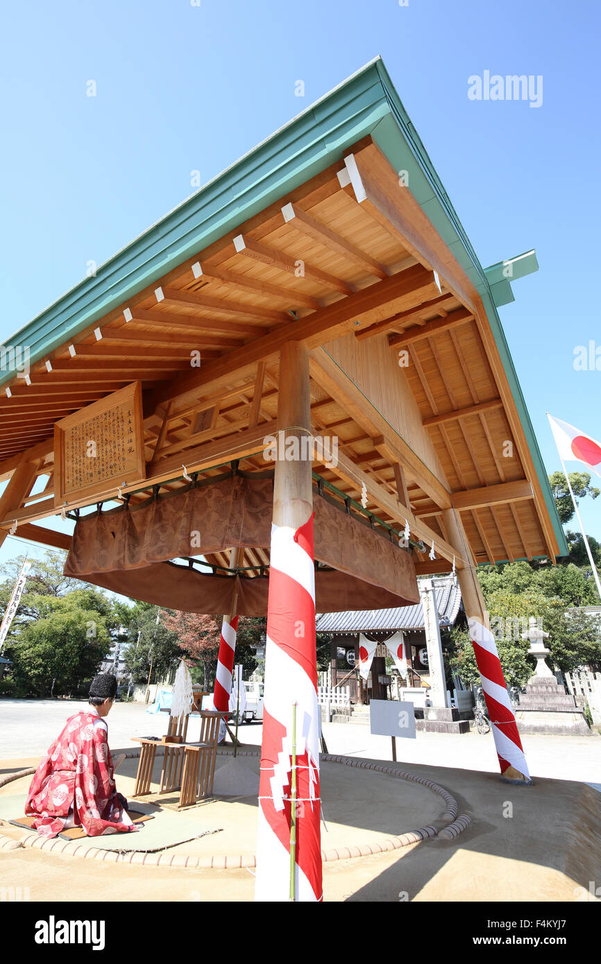Japanese sumo wrestling house Stock Photo - Alamy