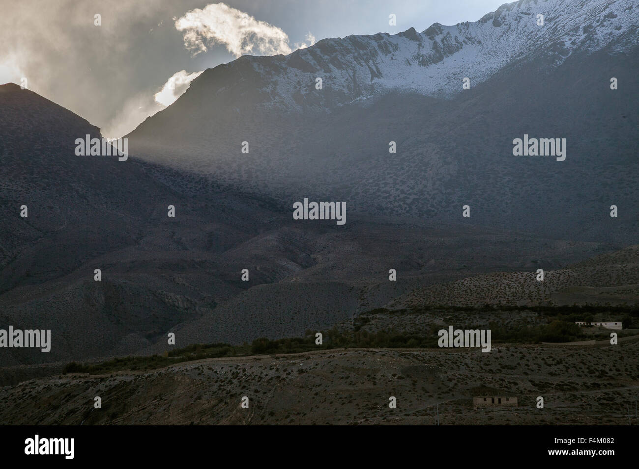 The Kali Gandaki Gorge at sunset, Mustang, Nepal Stock Photo - Alamy