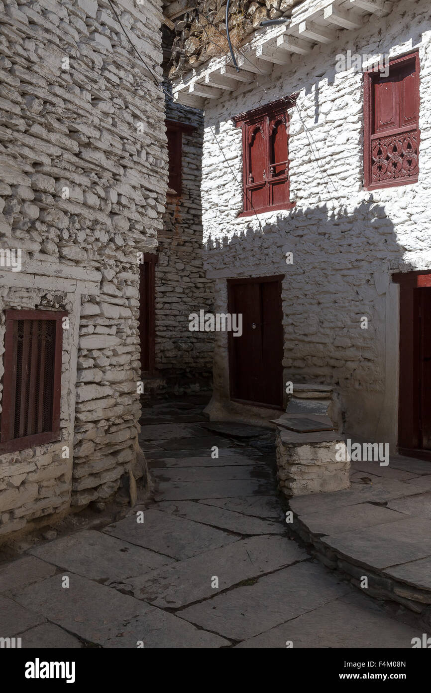 Houses marpha village hi-res stock photography and images - Alamy