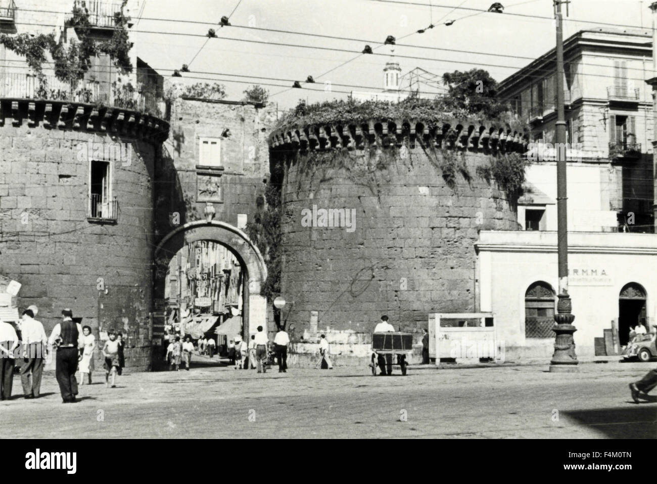 Porta Garibaldi, Naples, Italy Stock Photo - Alamy