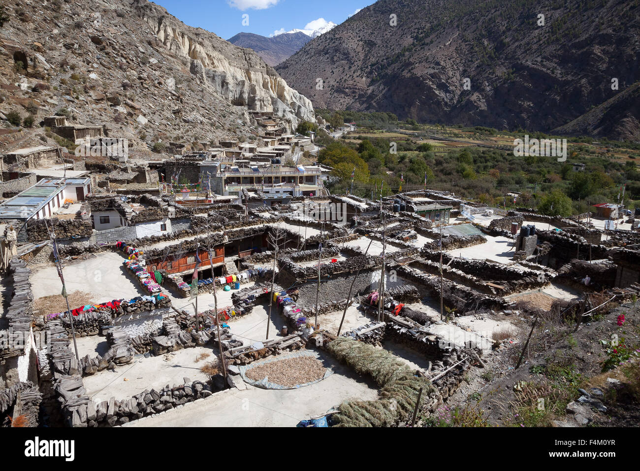 Houses marpha village hi-res stock photography and images - Alamy