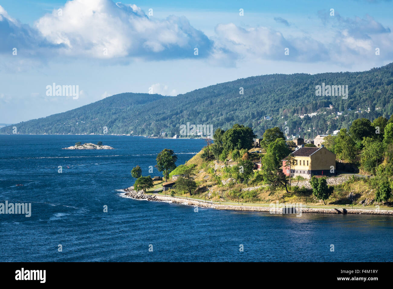 Landscape in the Oslofjord in Norway Stock Photo - Alamy