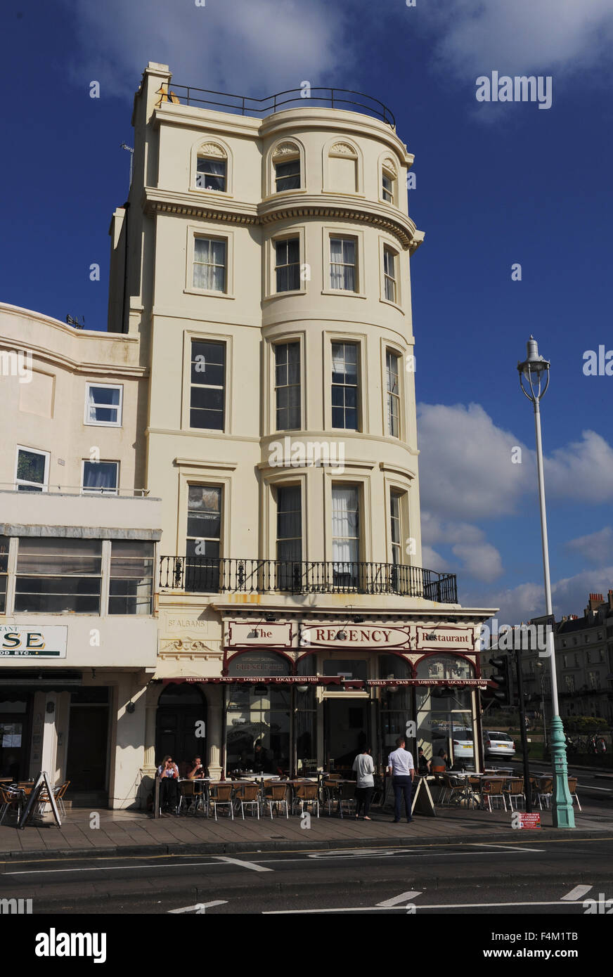 The Regency seafood restaurant on Brighton seafront UK Stock Photo - Alamy