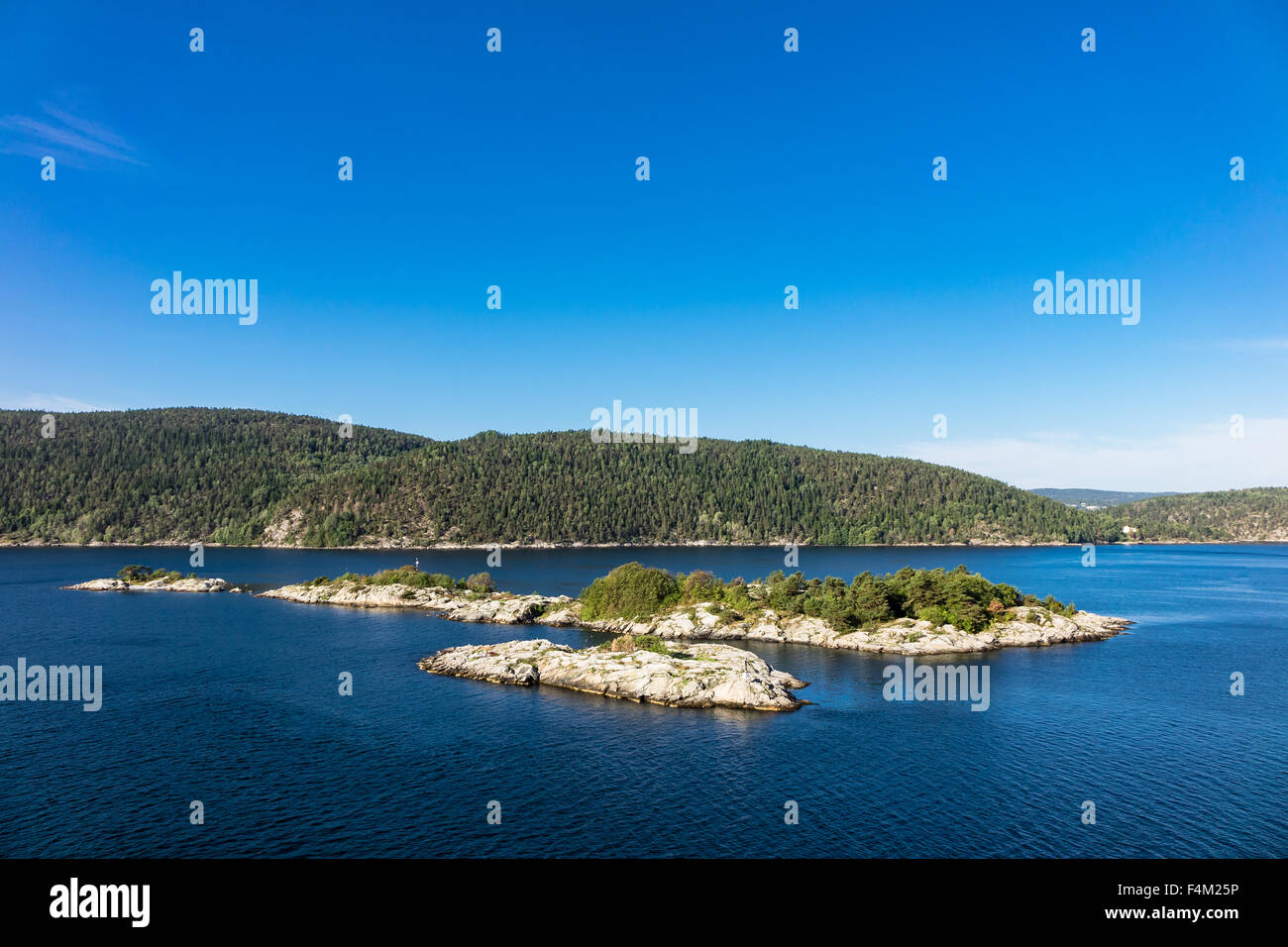 Landscape in the Oslofjord in Norway Stock Photo - Alamy