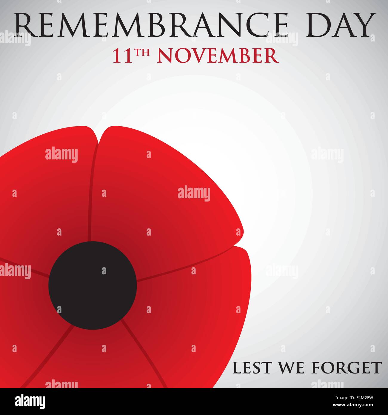 Remembrance Day card in vector format Stock Vector Image & Art - Alamy