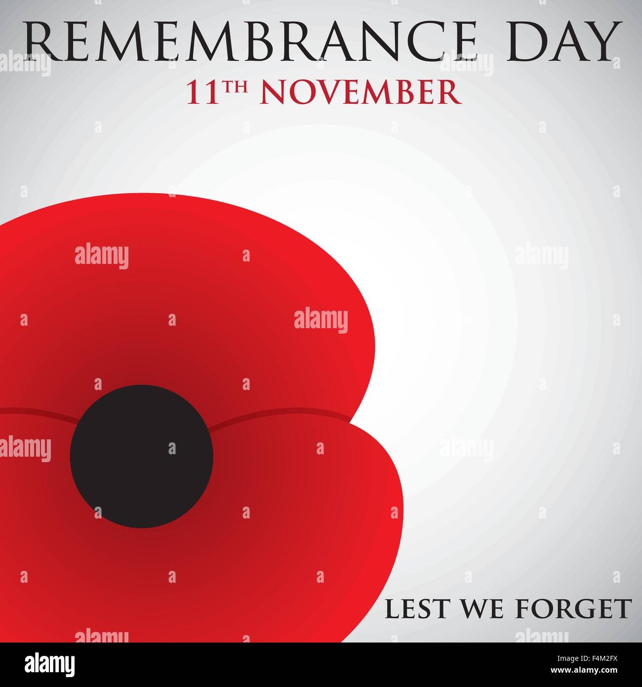 Remembrance Day card in vector format Stock Vector Image & Art - Alamy
