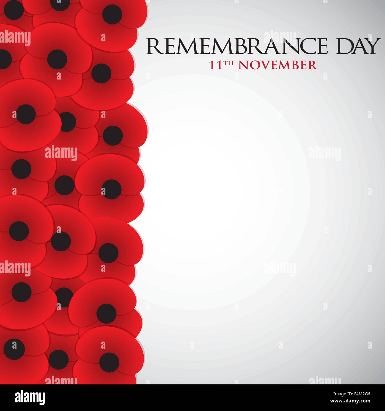 Remembrance Day card in vector format Stock Vector Image & Art - Alamy