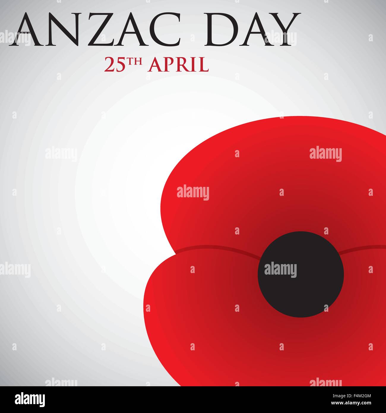 ANZAC (Australia New Zealand Army Corps) Day card in vector format ...