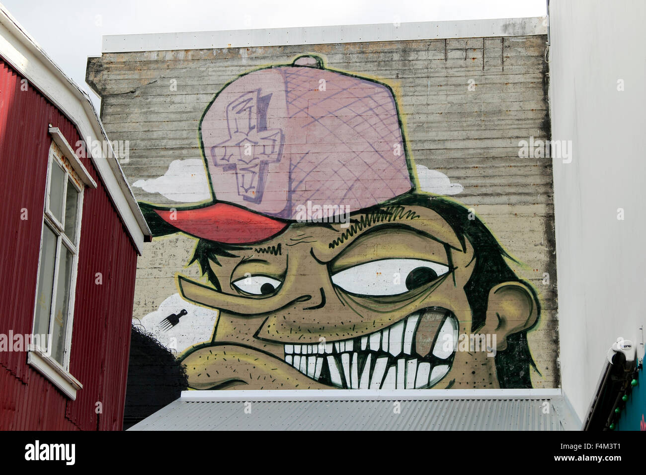 Icelandic mural painting hi-res stock photography and images - Alamy