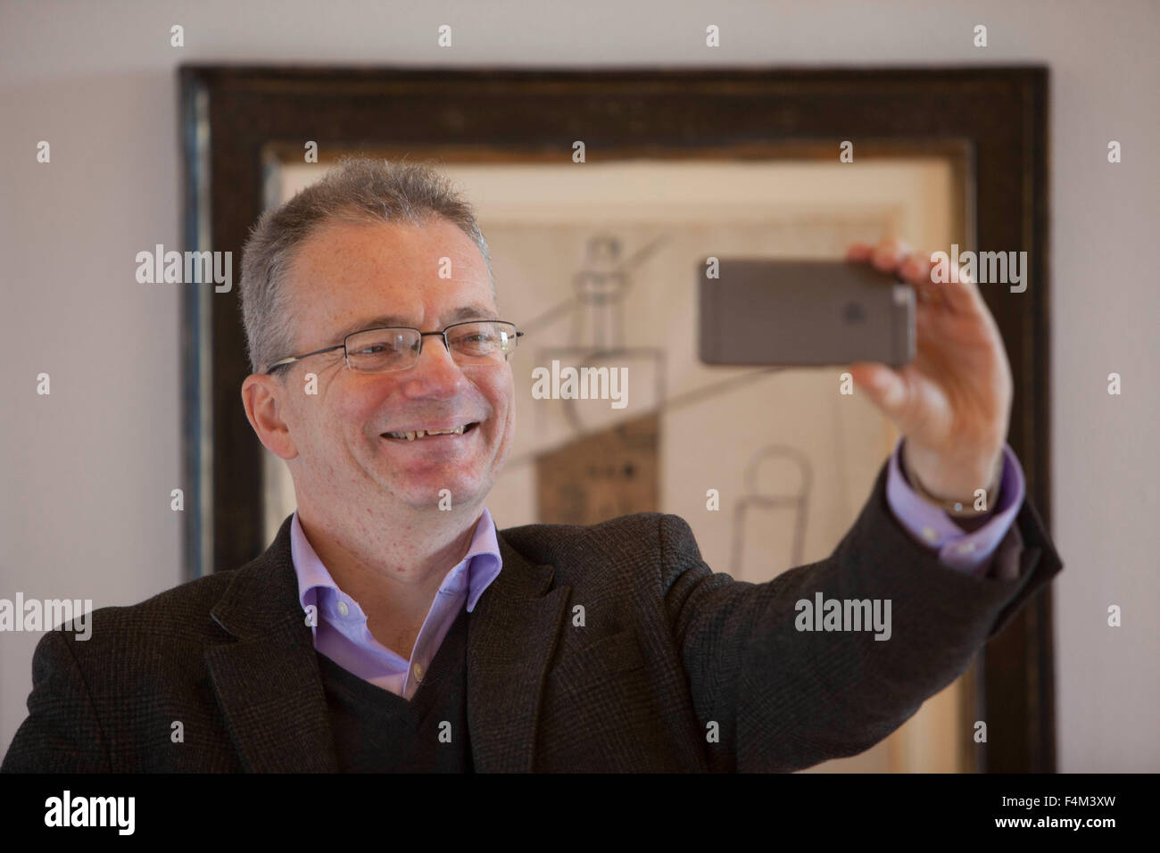 Patrick elliott curator photographed hi-res stock photography and ...