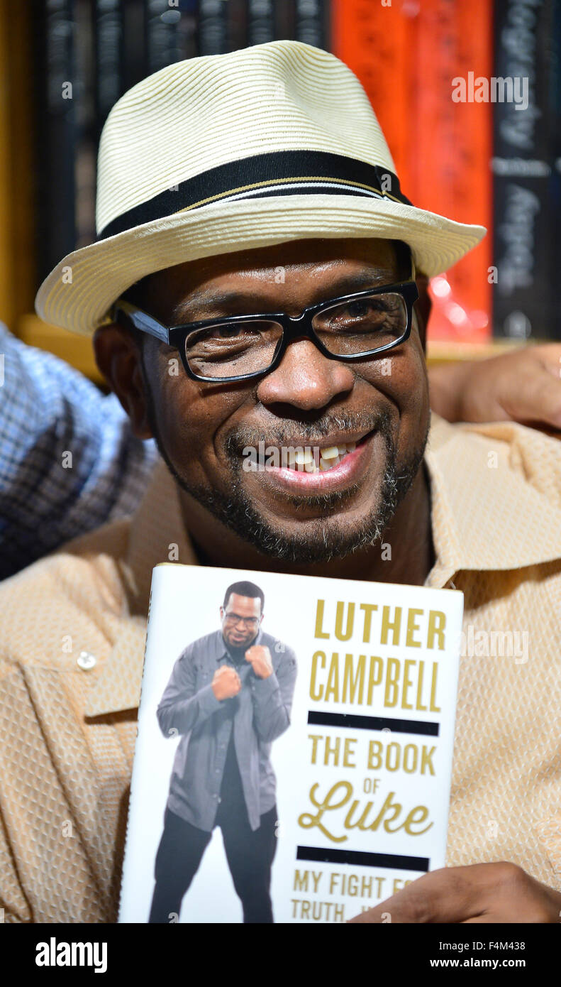 Luther Campbell discussing and signing copies of his books 'The Book of ...