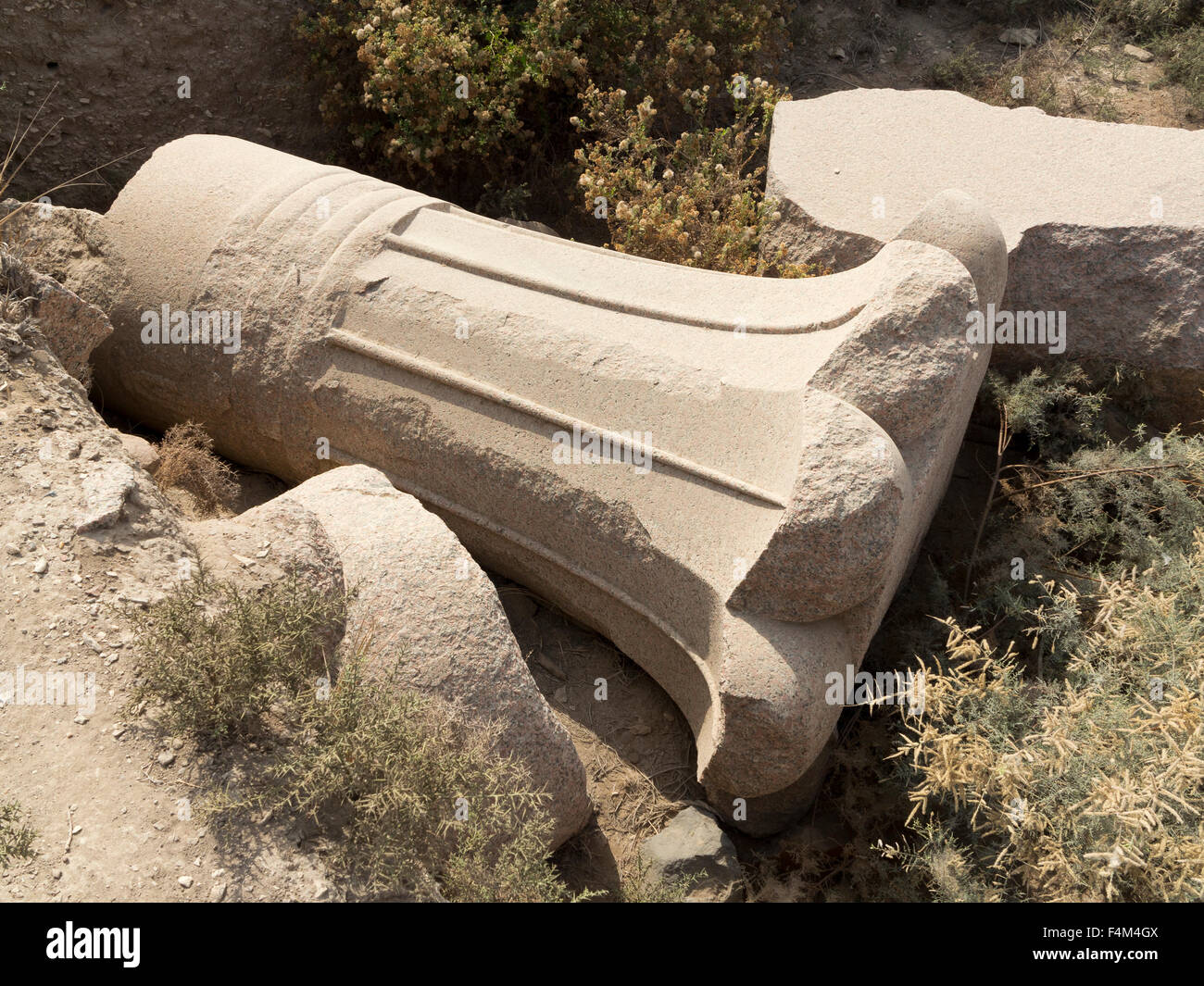 The site of ancient Bast, Tell Basta, classical Bubastis southeast of ...