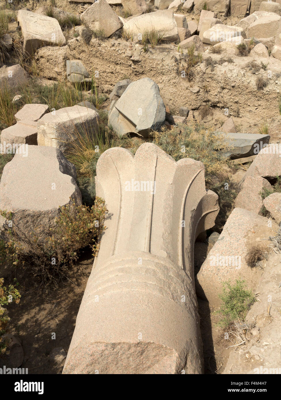 The site of ancient Bast, Tell Basta, classical Bubastis southeast of ...