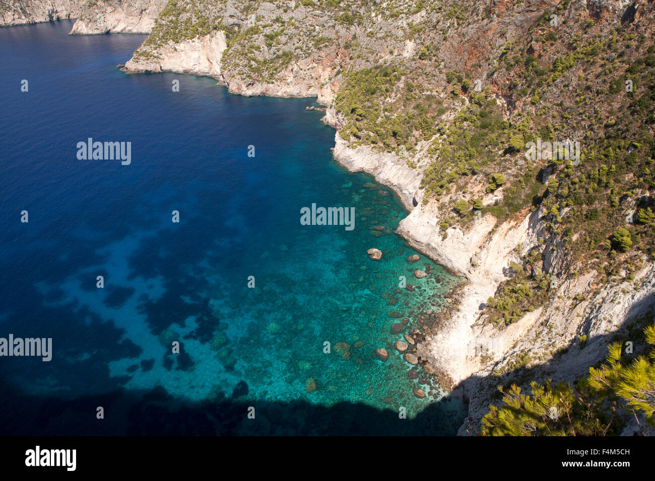 Cliffs at Kampi,on the Greek island of Zakynthos (Zante Stock Photo - Alamy