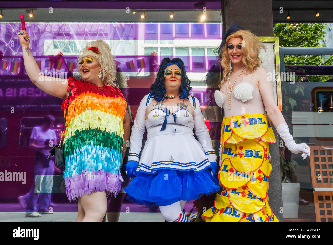 England, London, Annual Pride Parade Participant Stock Photo - Alamy