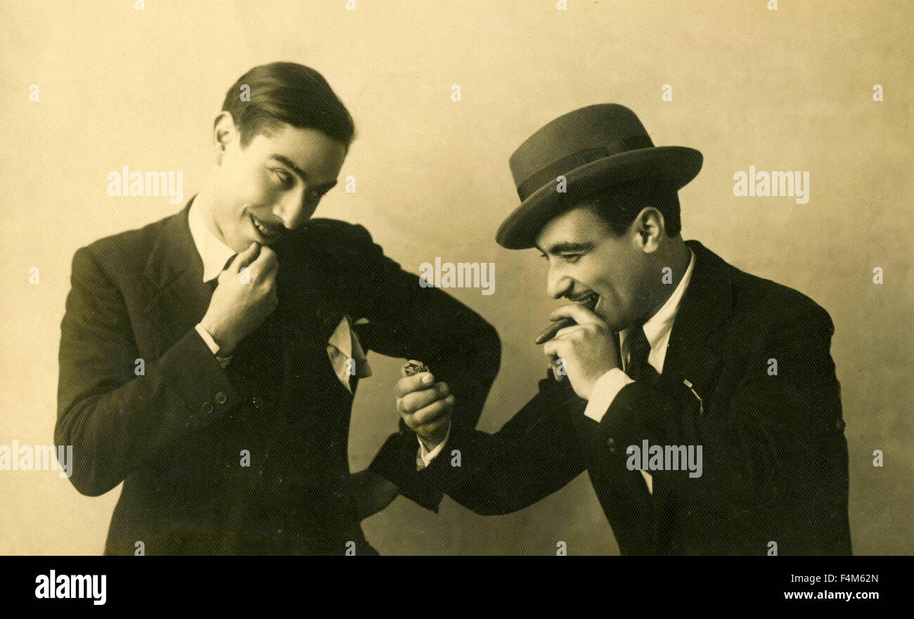 Two comedians, Italy Stock Photo - Alamy