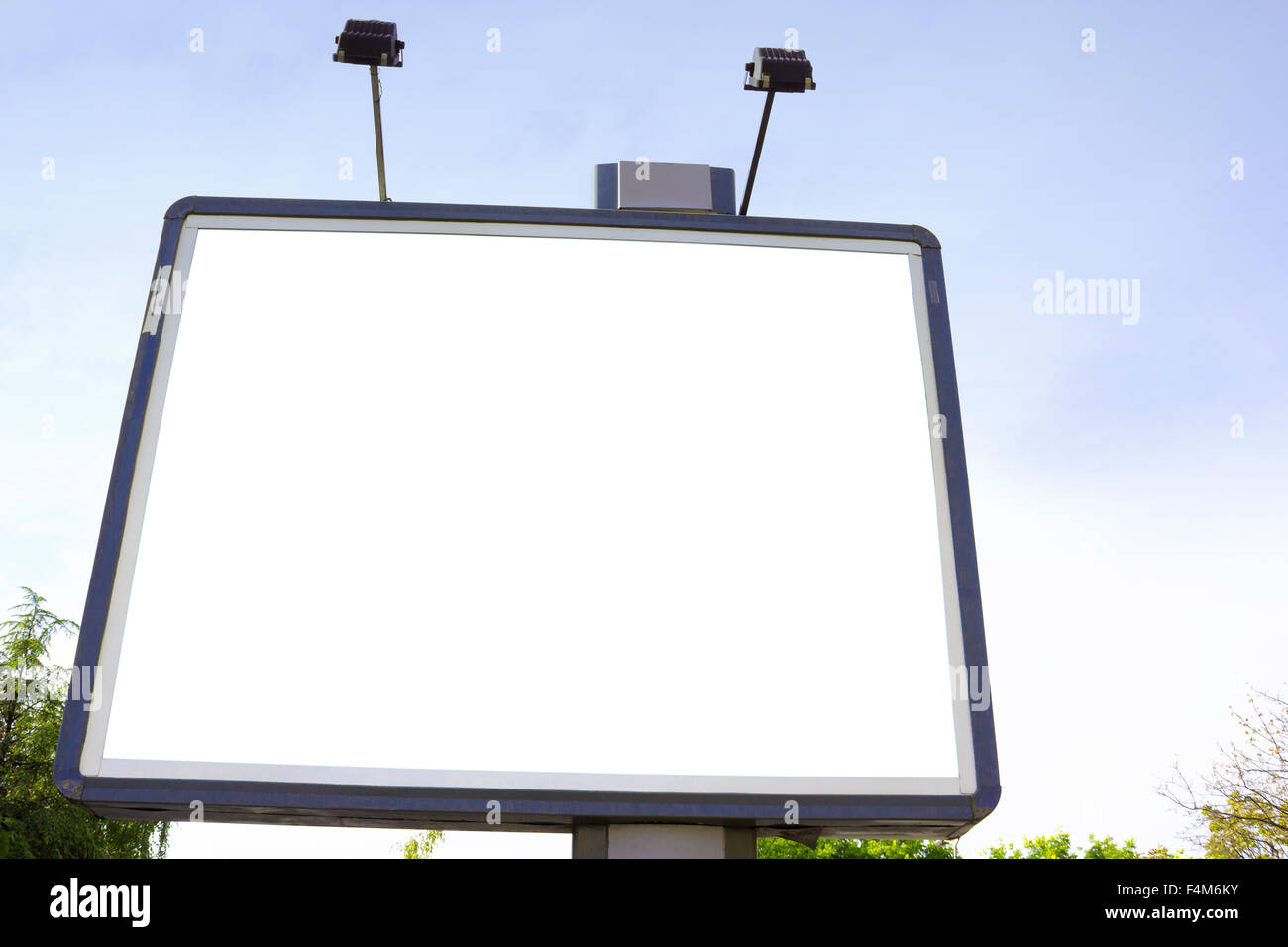 Blank billboard for advertising Stock Photo - Alamy
