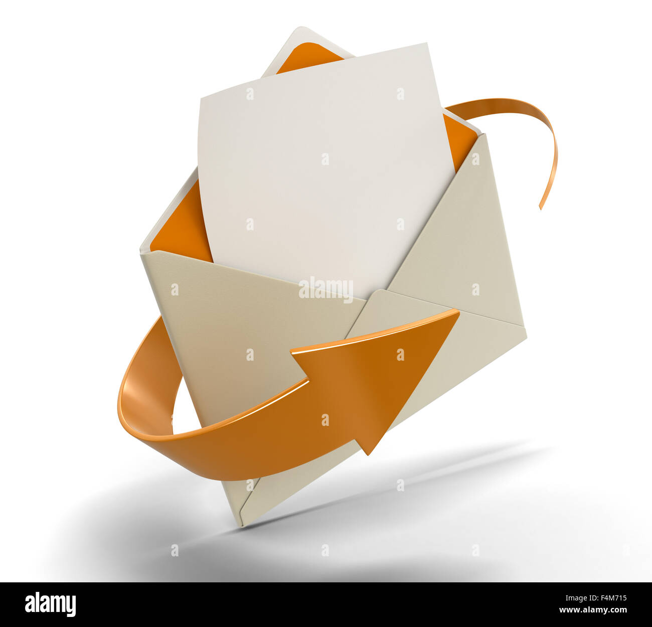 letter (clipping path included Stock Photo - Alamy