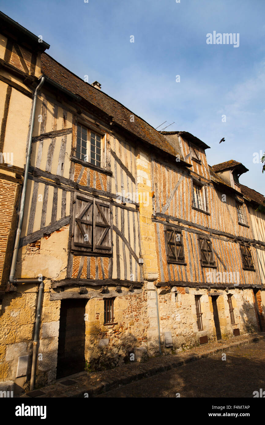 Old timber frame building Bergerac France Stock Photo - Alamy