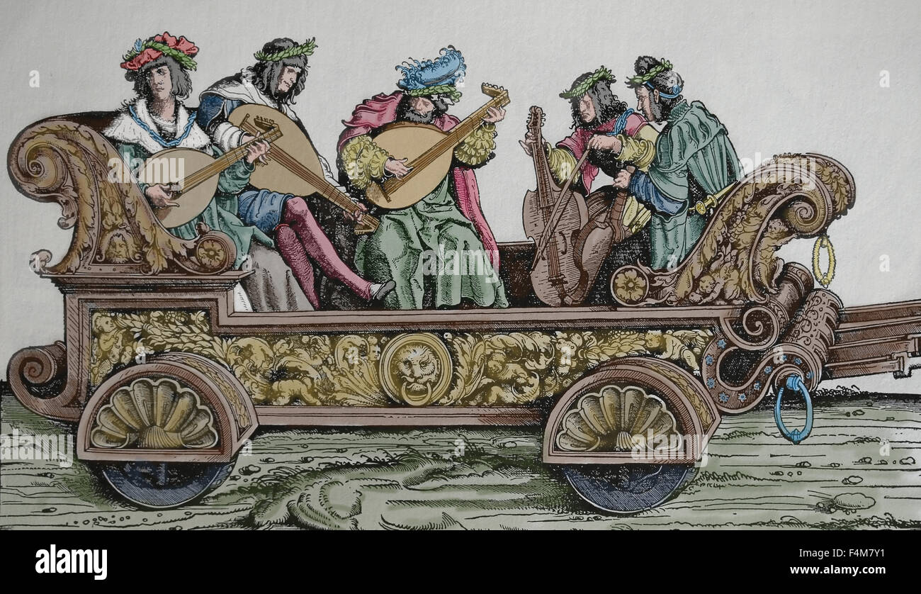 People Playing Renaissance Instruments