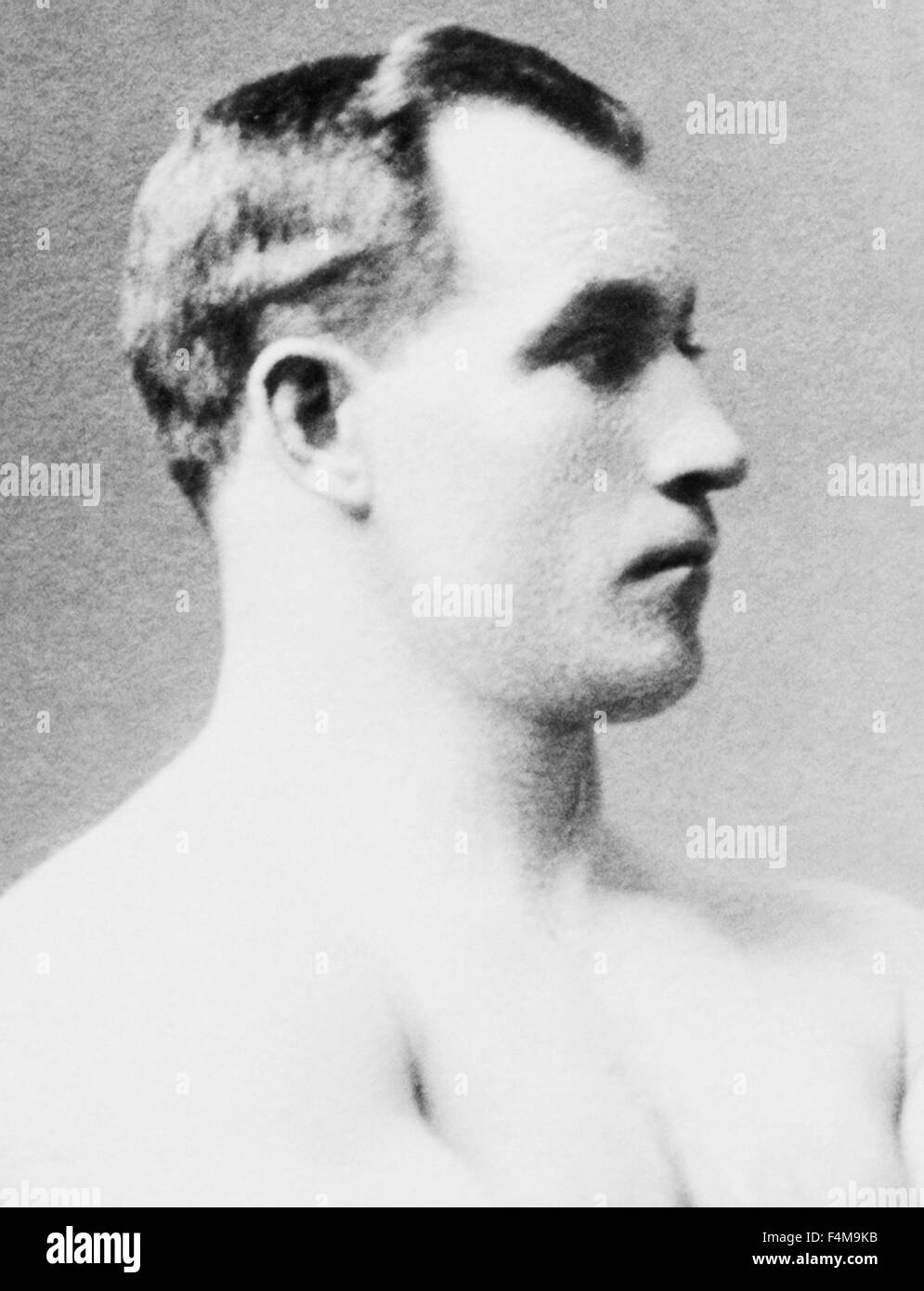 Vintage photo of heavyweight boxer "Sailor" Tom Sharkey (1873 - 1953 ...