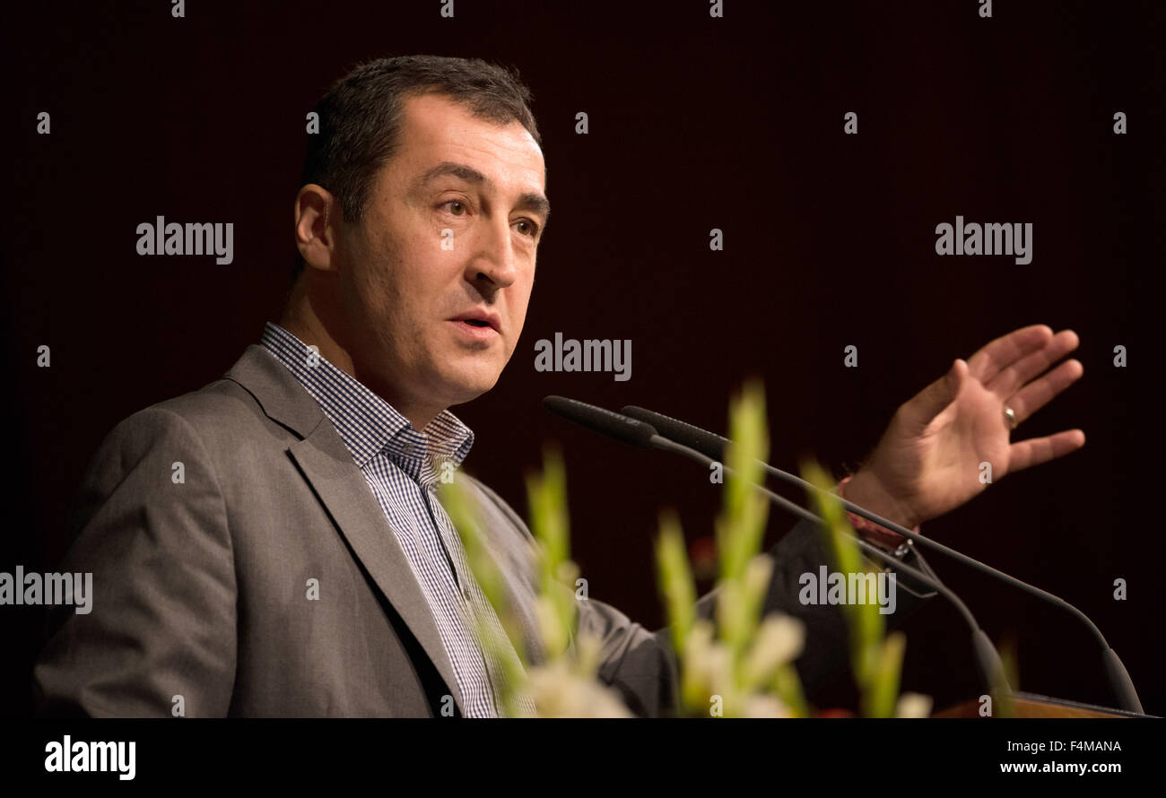 Bad Windsheim, Germany. 17th Oct, 2015. Cem Oezdemir, federal chairman ...