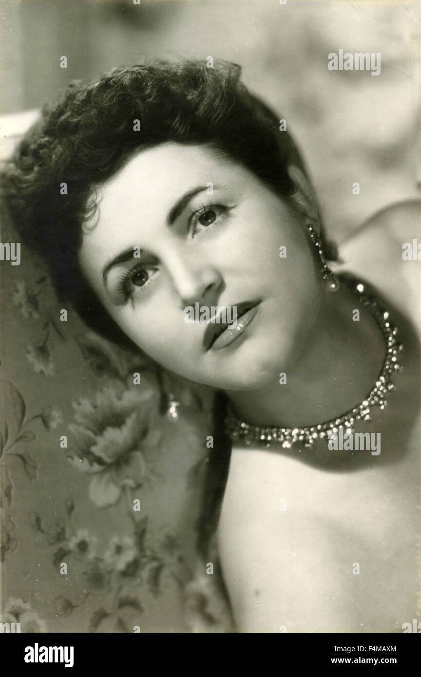 Italian singer Marisa Colomber Stock Photo - Alamy