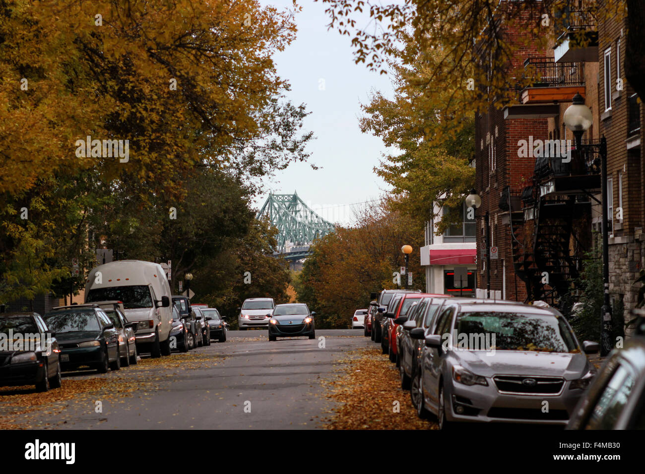 Autumn in the Plateau of Montreal, Quebec Stock Photo - Alamy
