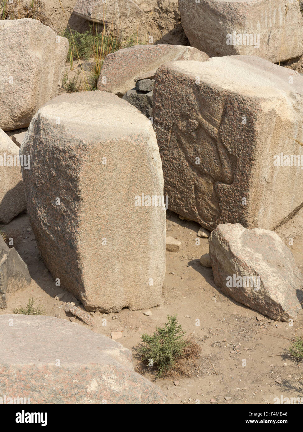 The site of ancient Bast, Tell Basta, classical Bubastis southeast of ...