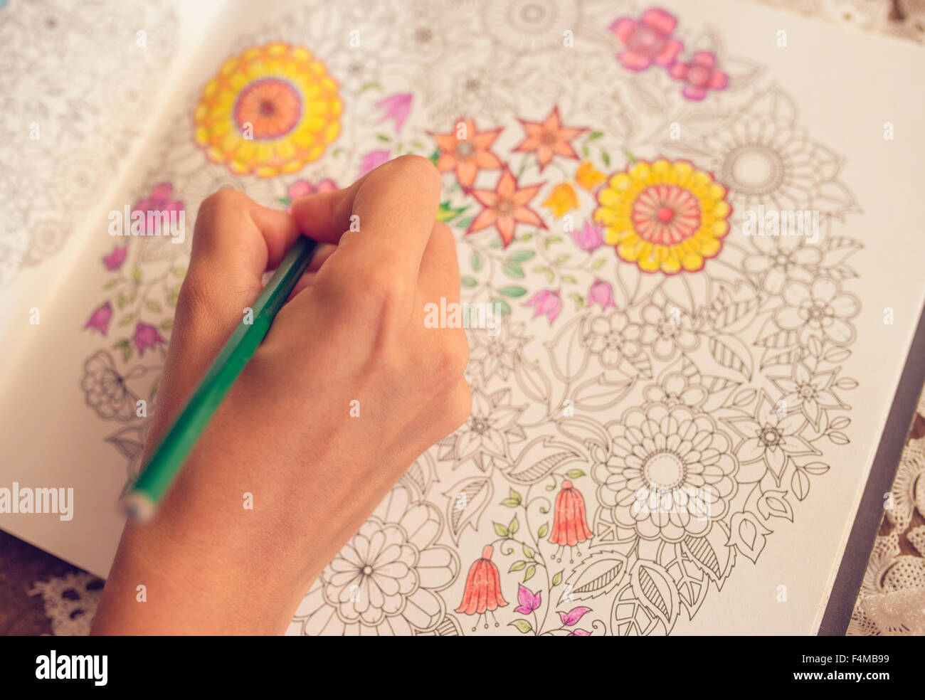 Paint Coloring Book Stock Photo - Alamy