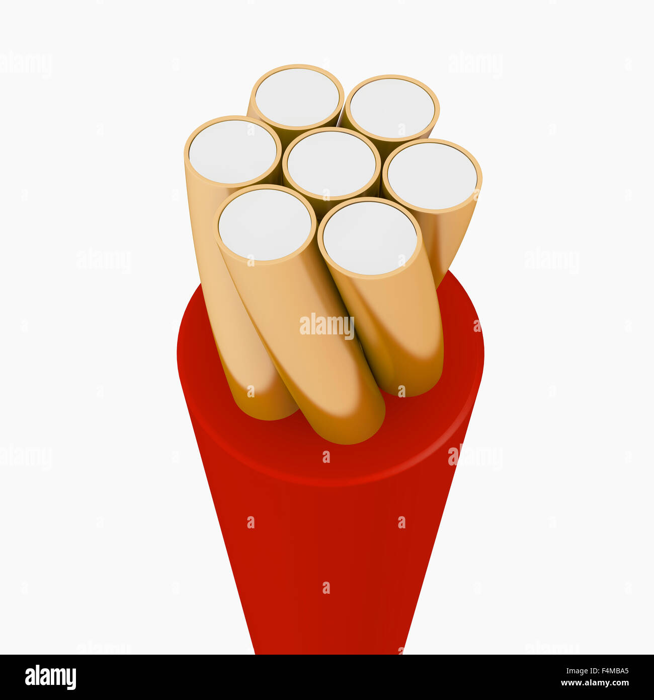 Electric wire cable with clipping path. Connection and electric concept ...