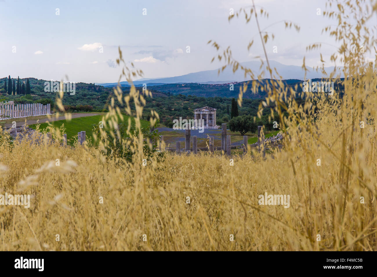 ruins in Ancient Messina, Peloponnes, Greece Stock Photo - Alamy