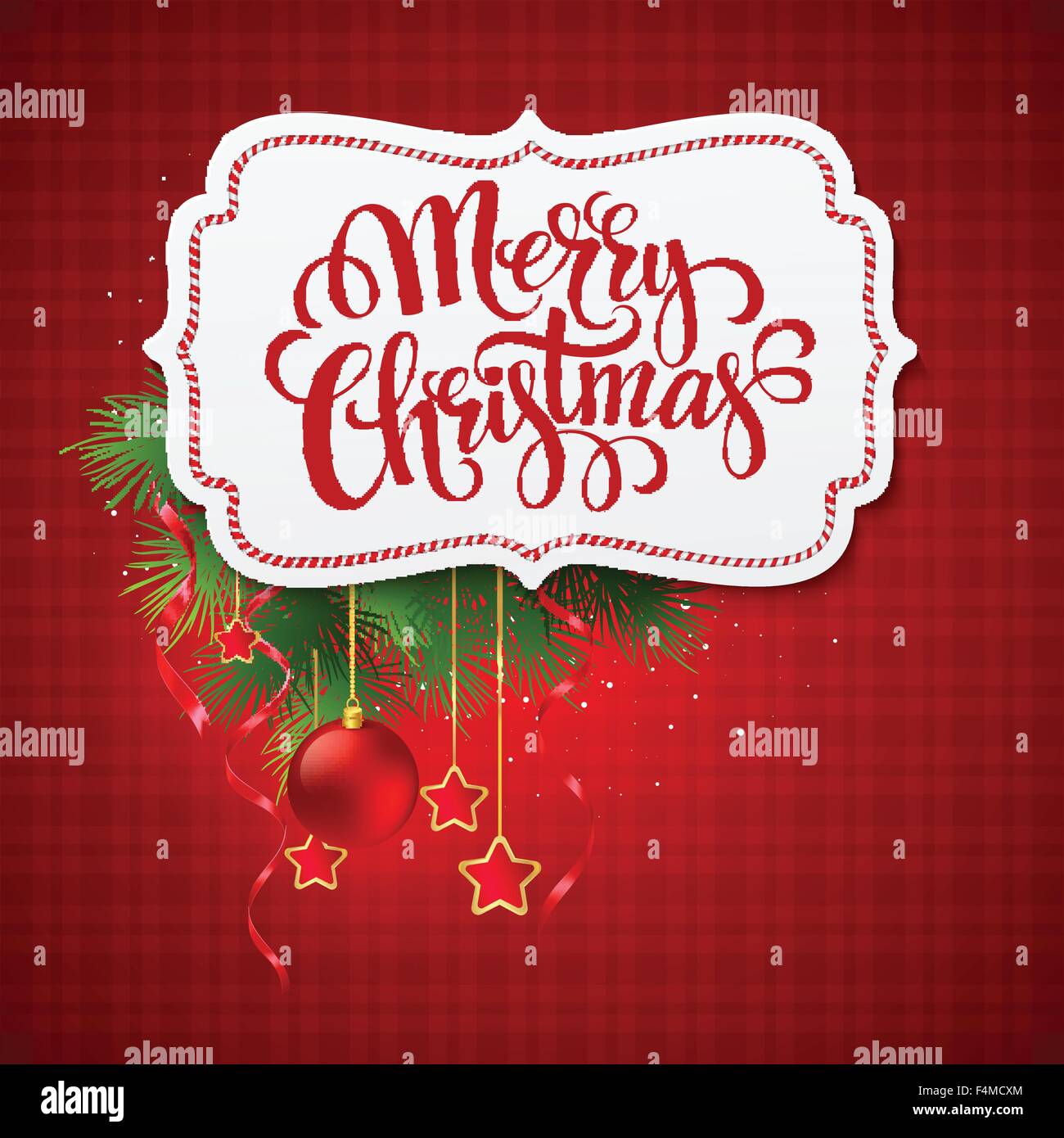 Christmas ball label text Stock Vector Images - Alamy