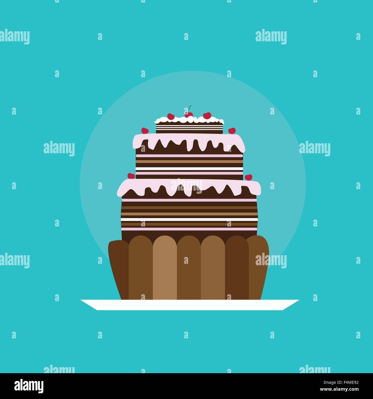 Vanilla baking ingredients Stock Vector Images - Alamy