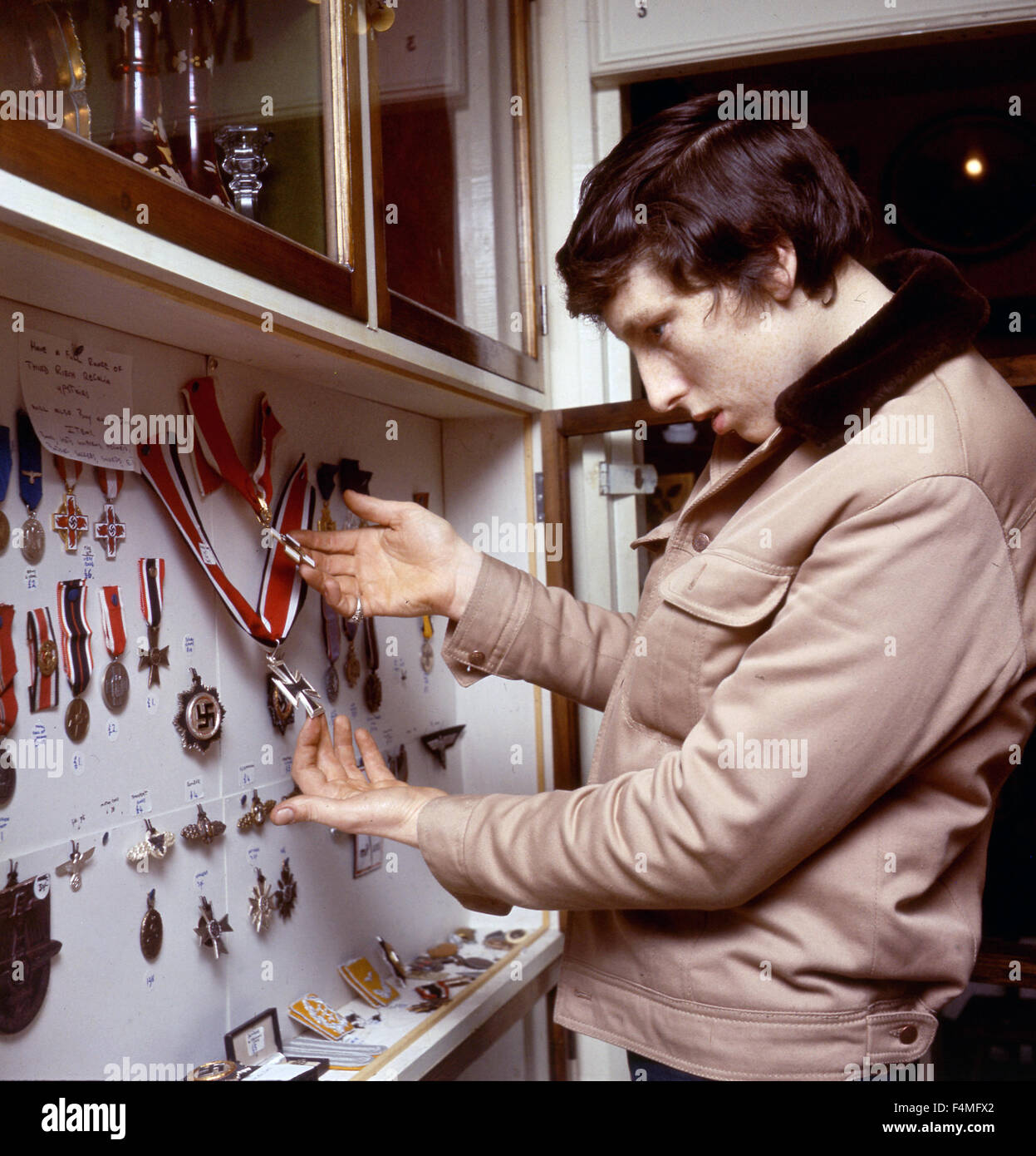 CHRIS FARLOWE English rock singer at his Islington,London, war ...