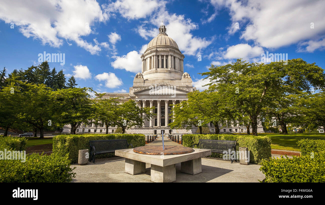 The Washington state Capitol building in Olympia, Washington Stock ...