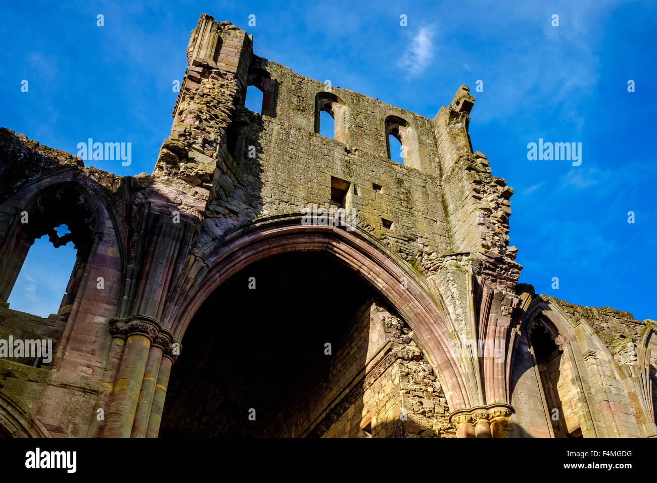 Melrose abbey melrose scottish borders hi-res stock photography and ...