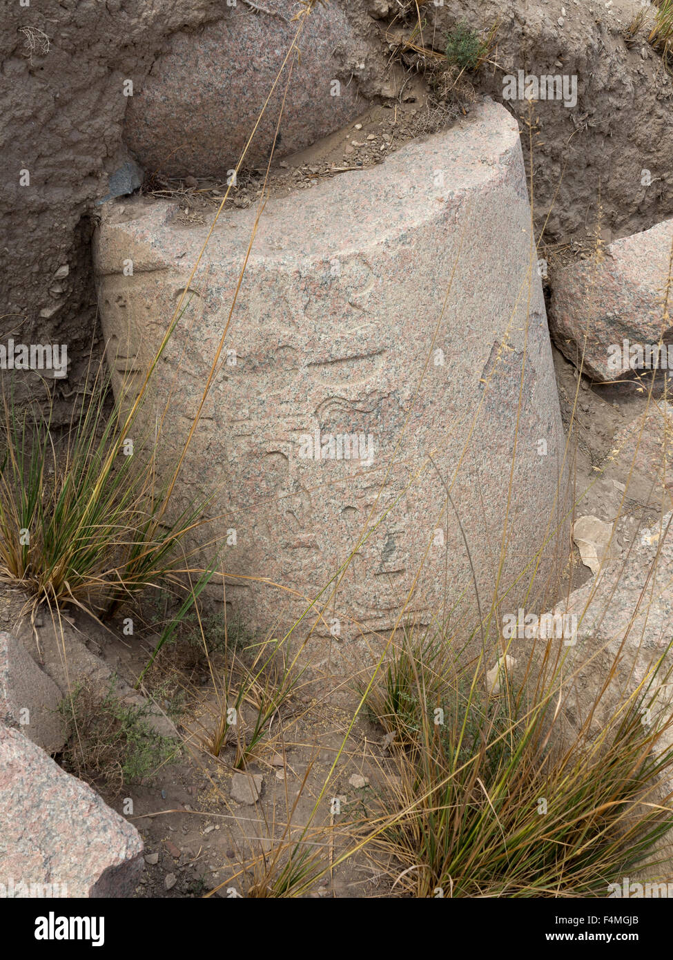 The site of ancient Bast, Tell Basta, classical Bubastis southeast of ...